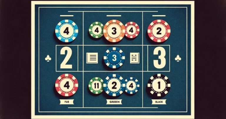 Valeur jetons poker et leur distribution